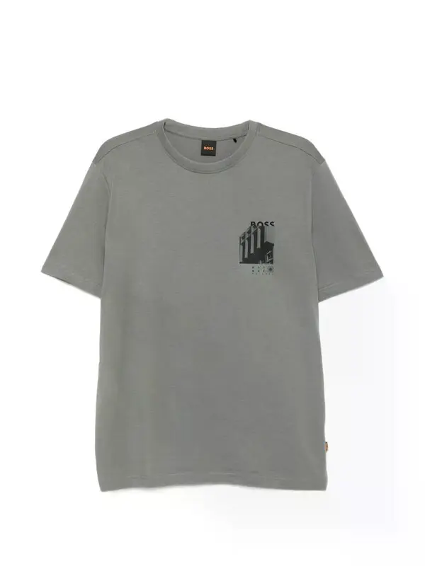 BOSS Cotton-jersey T-shirt With Graphic Print