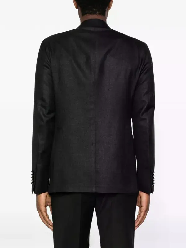 Tagliatore Double-breasted Peak-lapel Blazer - Blue