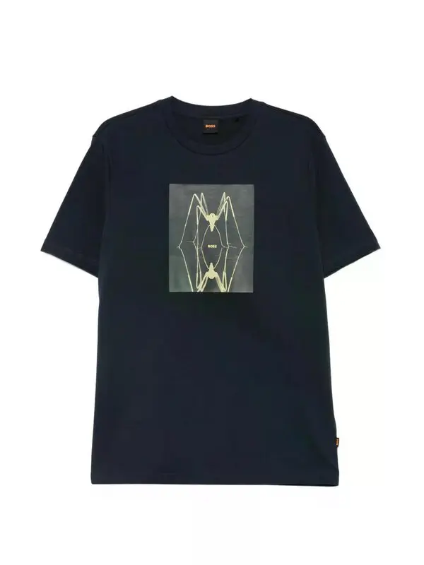 BOSS Graphic-print T-shirt - Blue