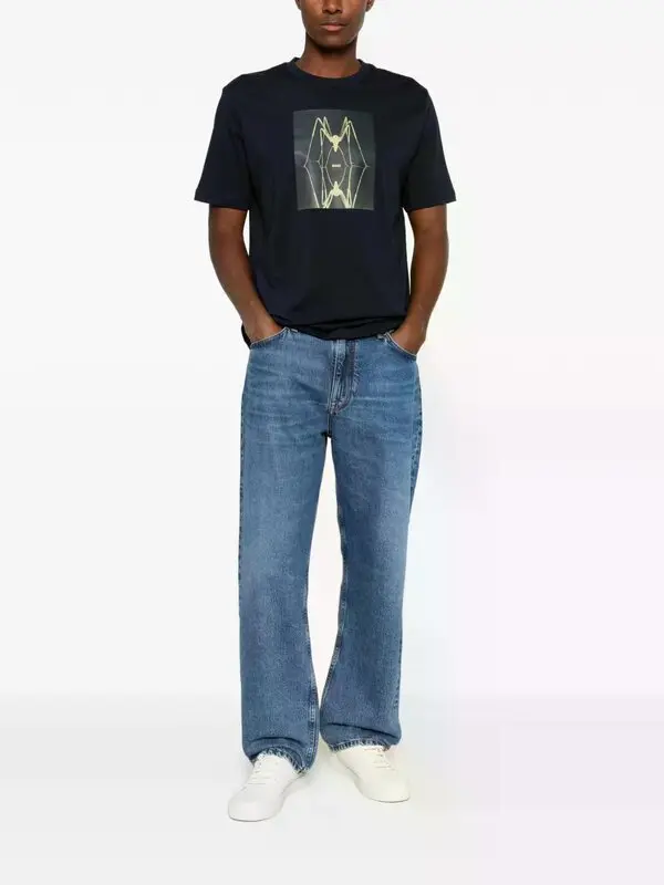 BOSS Graphic-print T-shirt - Blue