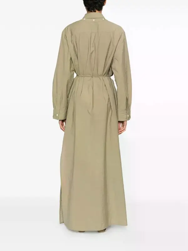 Nanushka Erisha Button-detail Maxi Shirt Dress