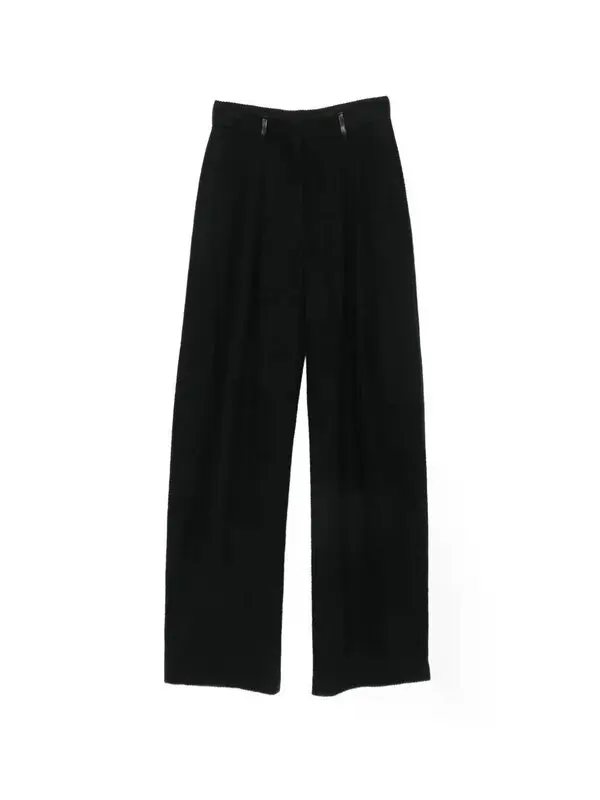 Nanushka Seka Tapered-leg Tailored Trousers - Black