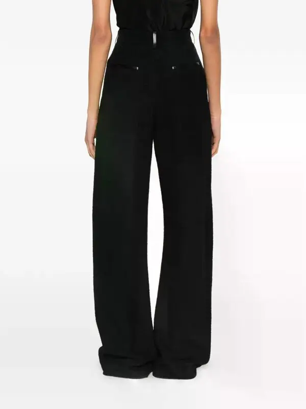 Nanushka Seka Tapered-leg Tailored Trousers - Black
