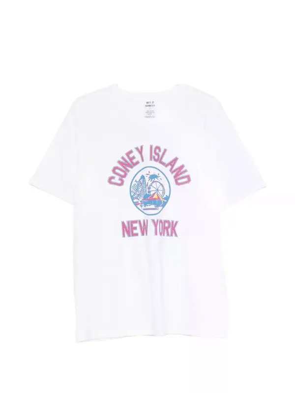 WILD DONKEY Graphic-print T-shirt - White