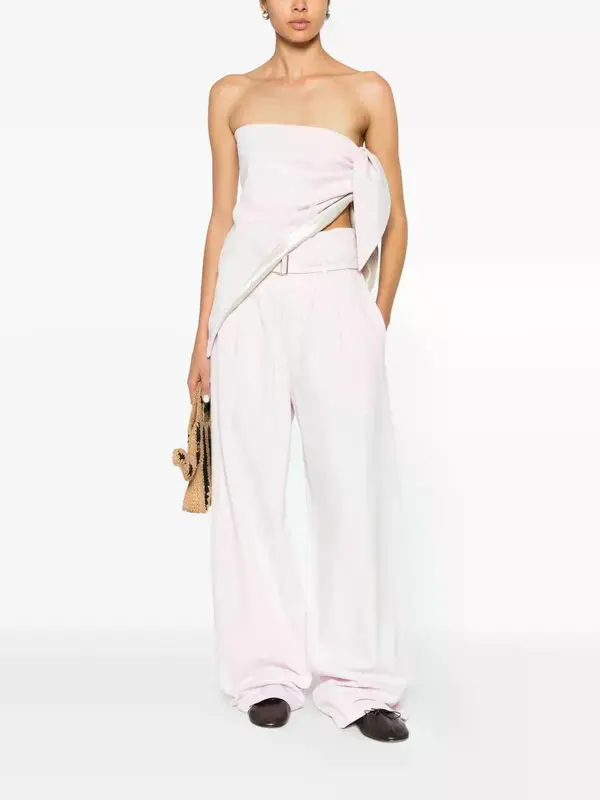 AGOLDE Corset Belted Wide Leg Jeans