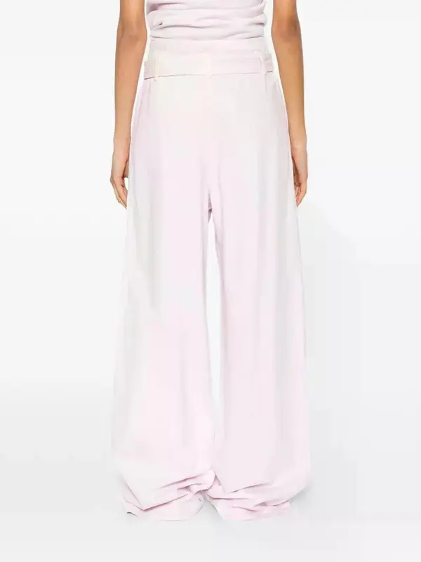 AGOLDE Corset Belted Wide Leg Jeans
