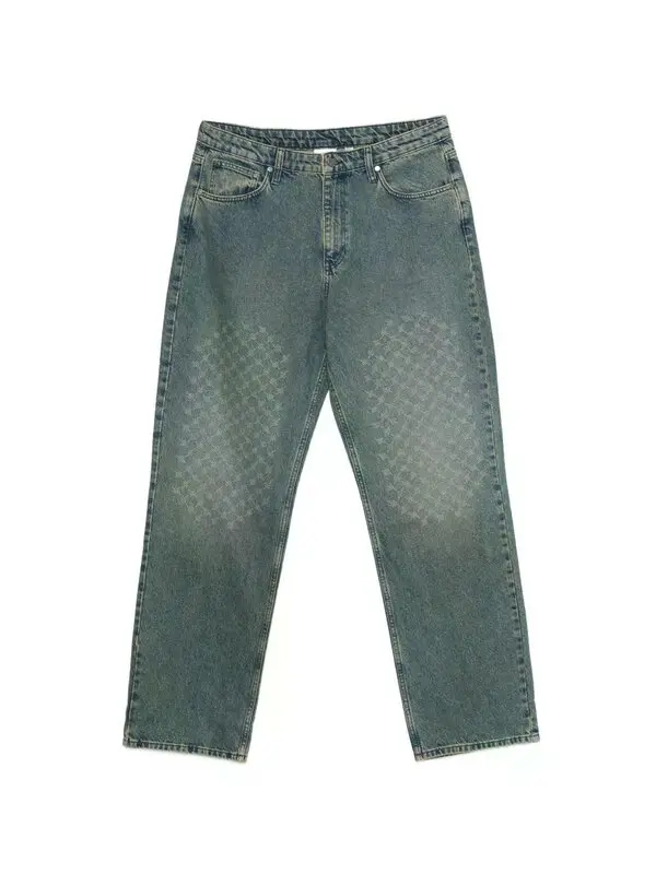 DAILY PAPER Amba Straight Leg Jeans - Blue