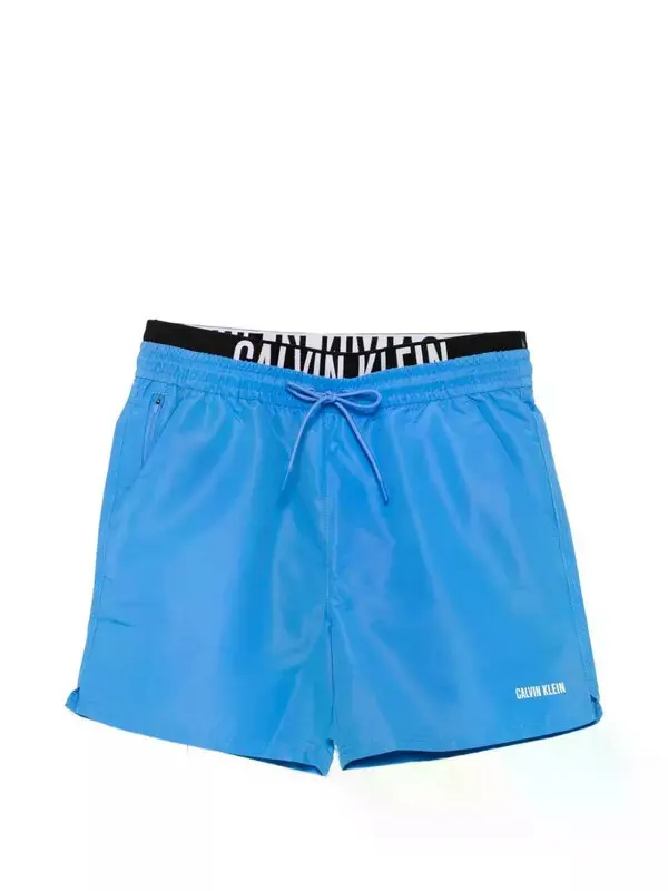 Calvin Klein Drawstring Swim Shorts - Blue