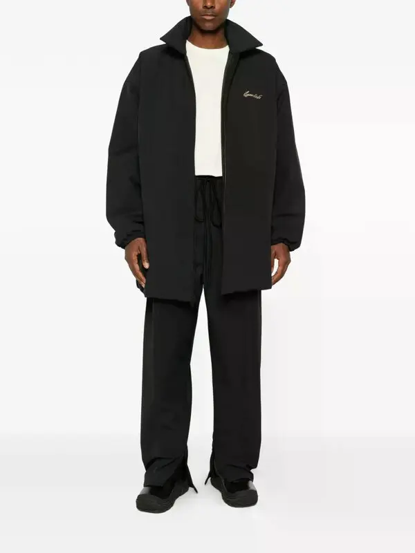 Fear Of God Logo-embroidered Track Pants - Black