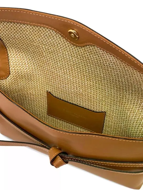 GIANNI CHIARINI Belty Knotted Leather Clutch