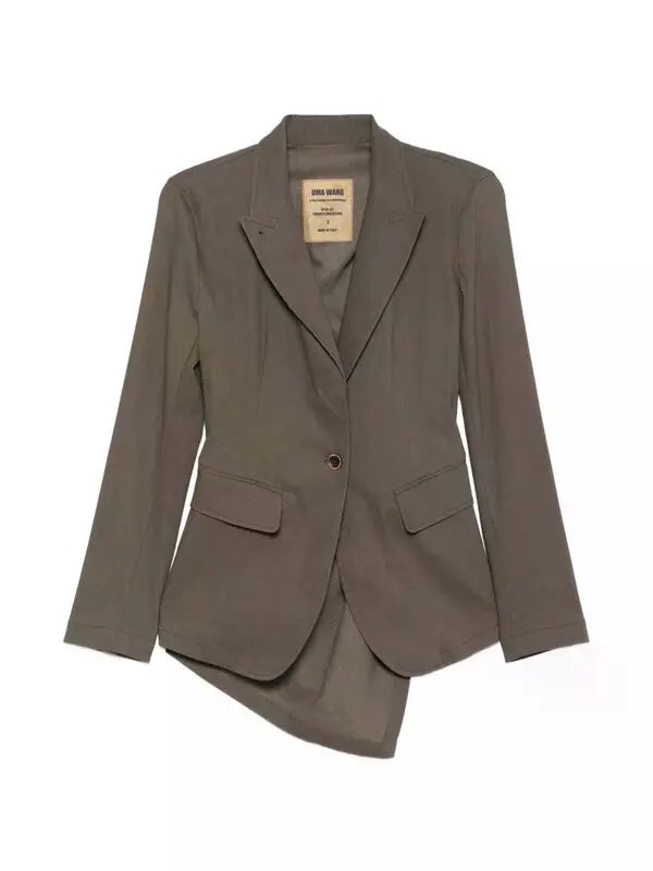 UMA WANG Single-breasted Blazer - Grey