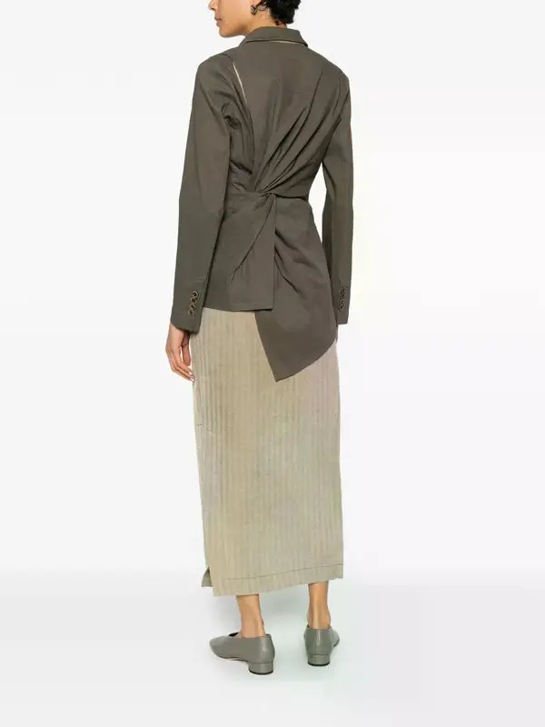 UMA WANG Single-breasted Blazer - Grey
