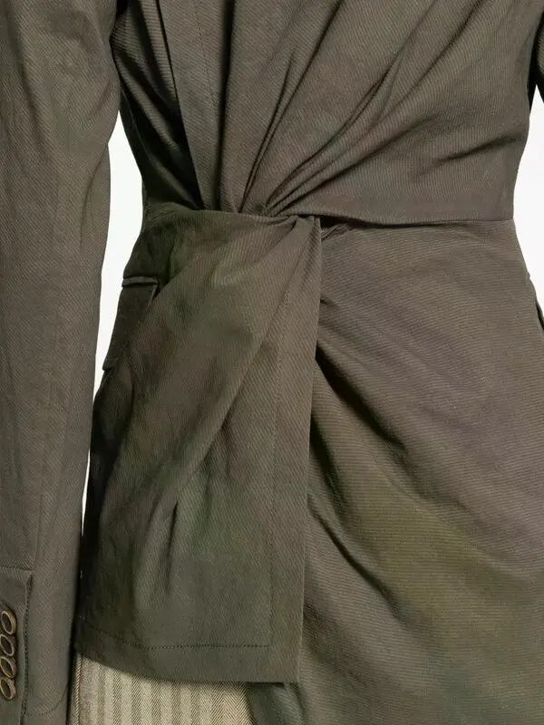 UMA WANG Single-breasted Blazer - Grey