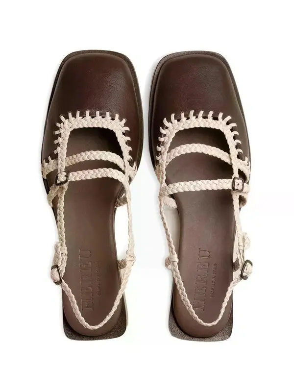 Hereu Adrata Braided Leather Sandals