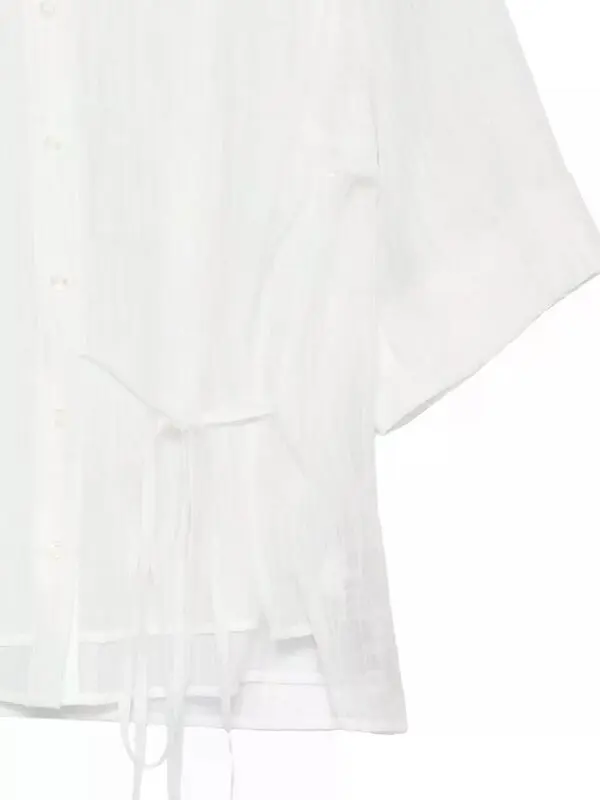 Seventy Crinkled Side-tie Blouse