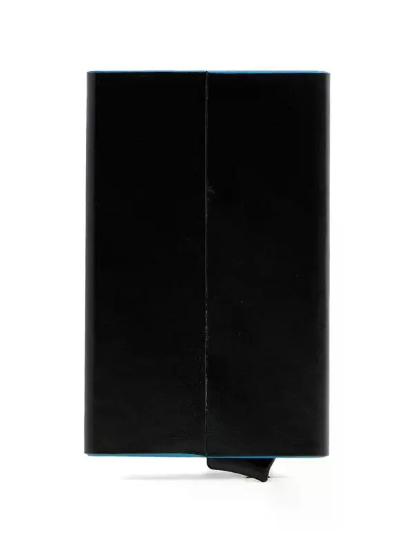 PIQUADRO Logo-print Card Holder - Black