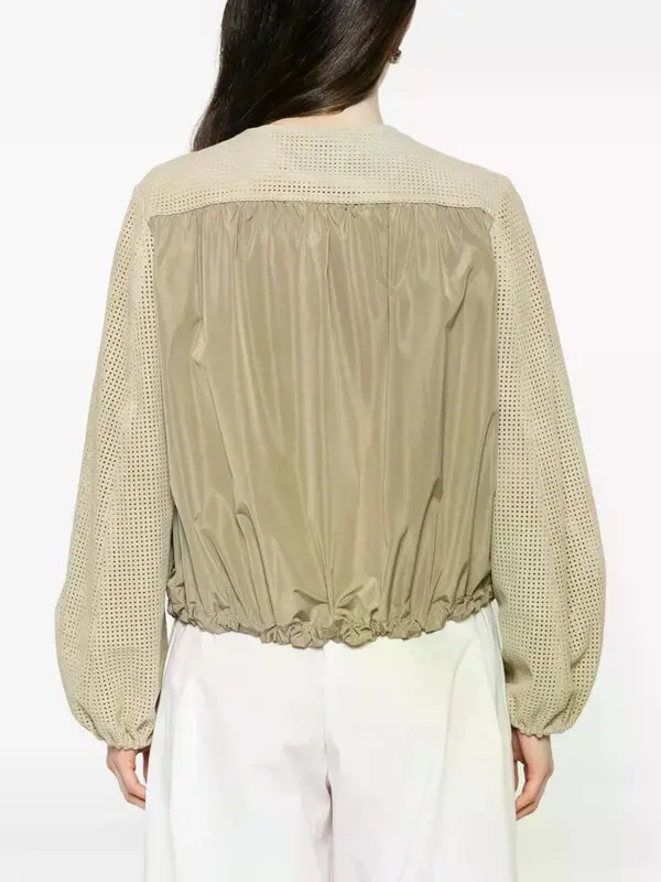 Fabiana Filippi Perforated Zip-up Jacket