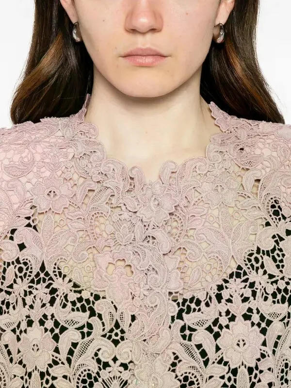 GIANLUCA CAPANNOLO Floral Lace Coat