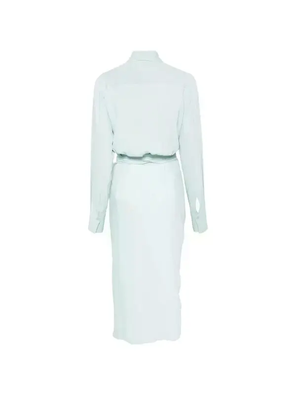 SEMICOUTURE V-neck Midi Dress