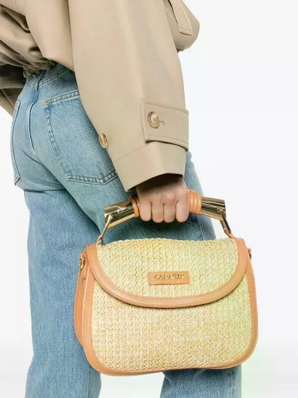 CAFÈNOIR Raffia-effect Tote Bag
