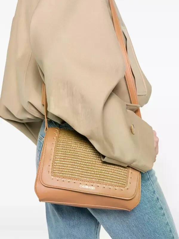 CAFÈNOIR Raffia-effect Shoulder Bag