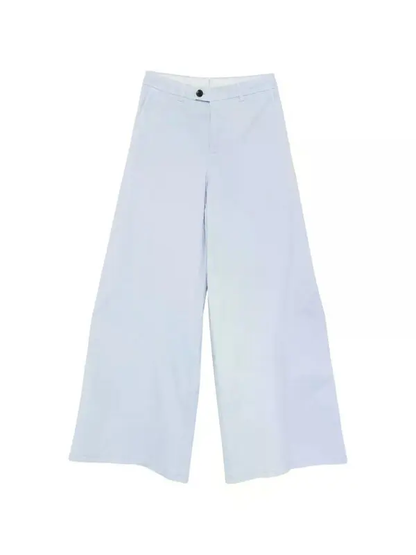 BERWICH Nina Wide-leg Trousers - Blue