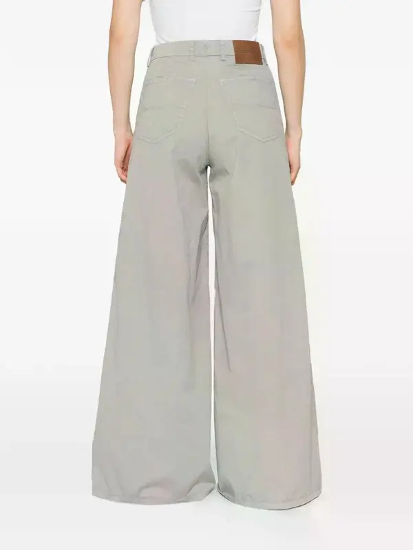 BERWICH Nina Wide-leg Trousers - Grey