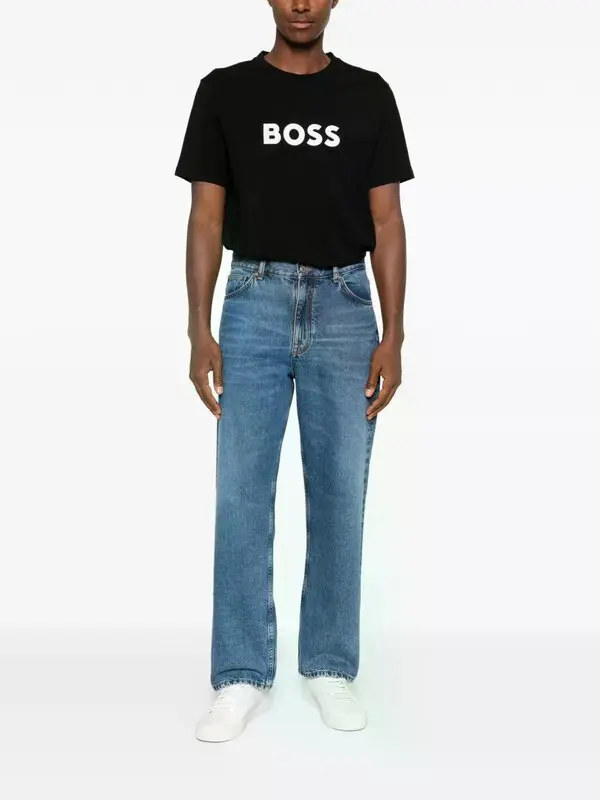 BOSS Logo-print T-shirt - Black