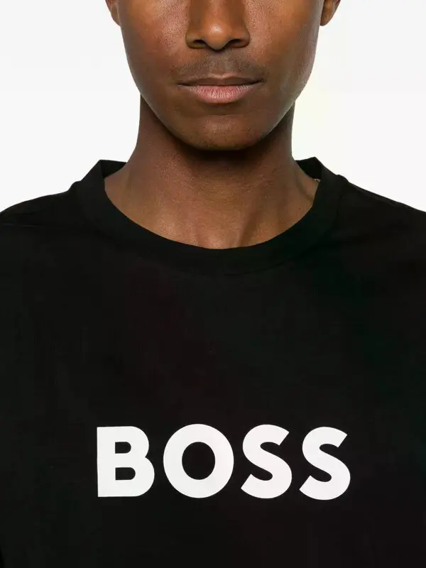 BOSS Logo-print T-shirt - Black