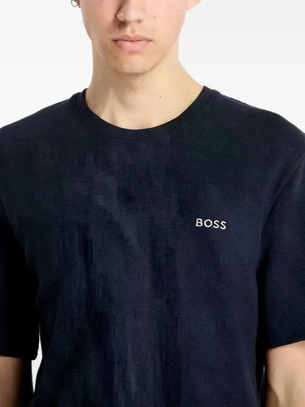 Hugo Waffle Logo Pajama Top