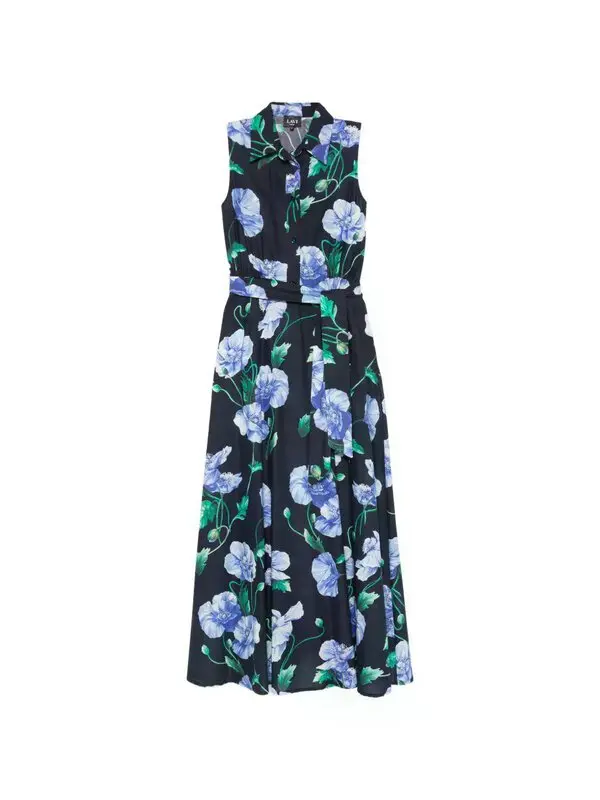 LAVI COUTURE Basilico Floral-print Maxi Dress