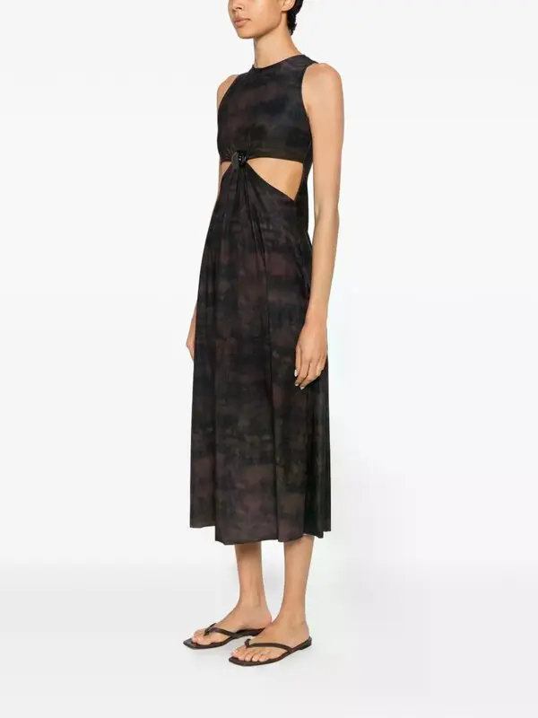 CIA MARÍTIMA Cut-out Detail Midi Dress
