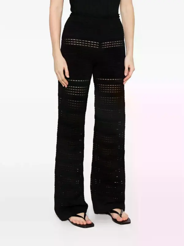 GENNY High-waisted Knitted Trousers