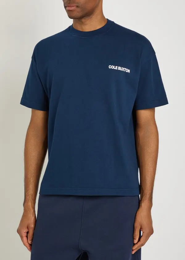 COLE BUXTON Logo-print Cotton T-shirt