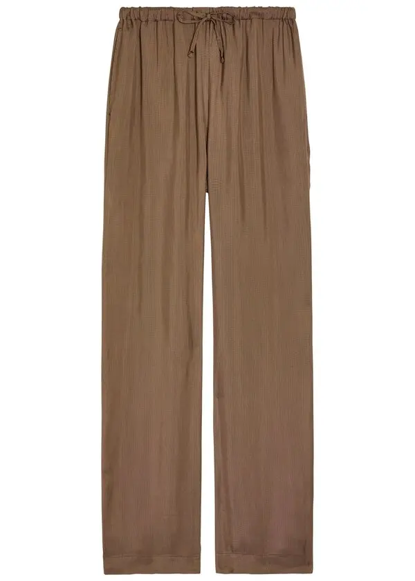 RÓHE Houndstooth Straight-leg Trousers