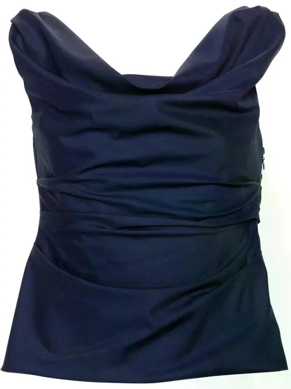 ARMARIUM Draped Sleeveless Wool Top