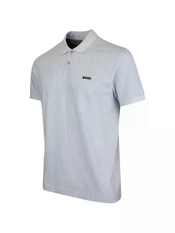 BOSS Cotton-piqué Polo Shirt With All-over Print