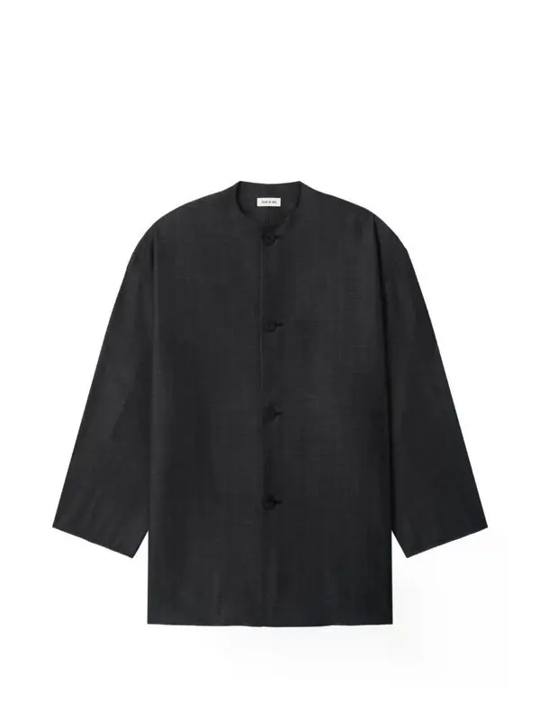 Fear Of God Striped Collarless Jacket
