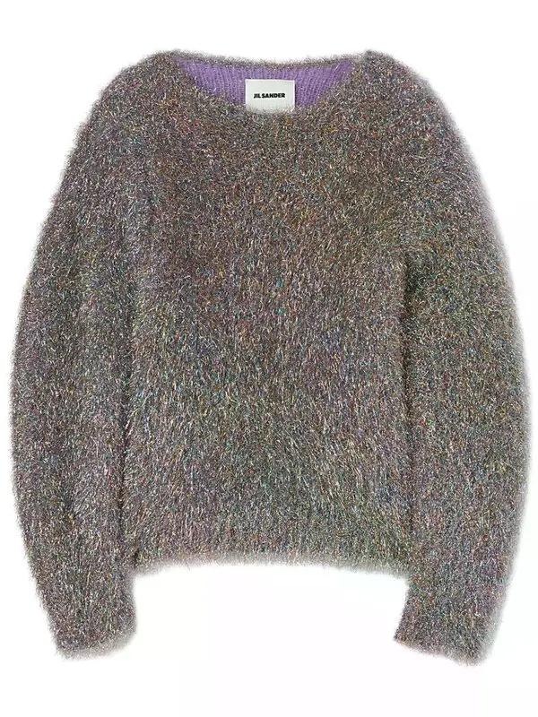 JIL SANDER Metallic Mohair-blend Jumper