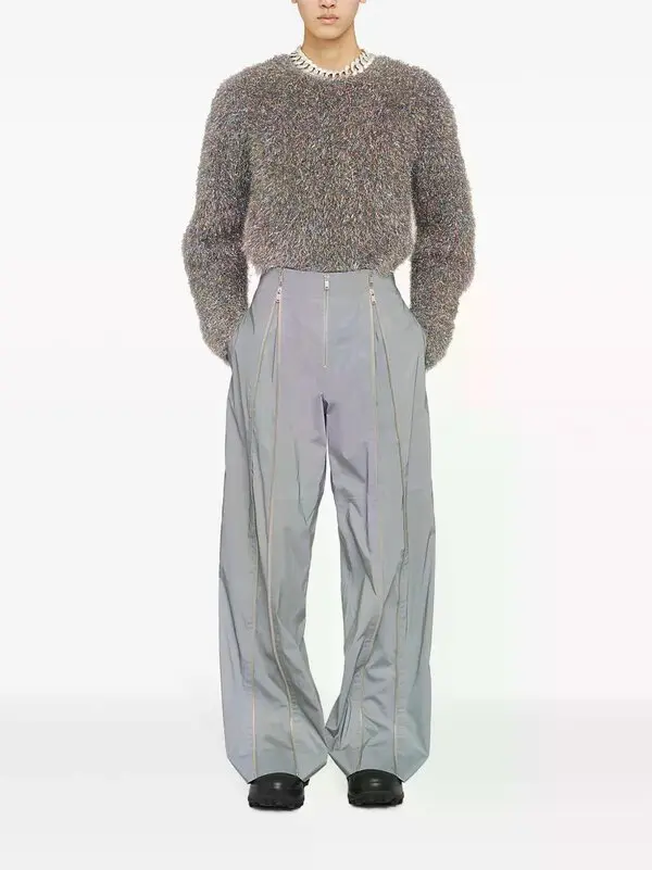 JIL SANDER Metallic Mohair-blend Jumper