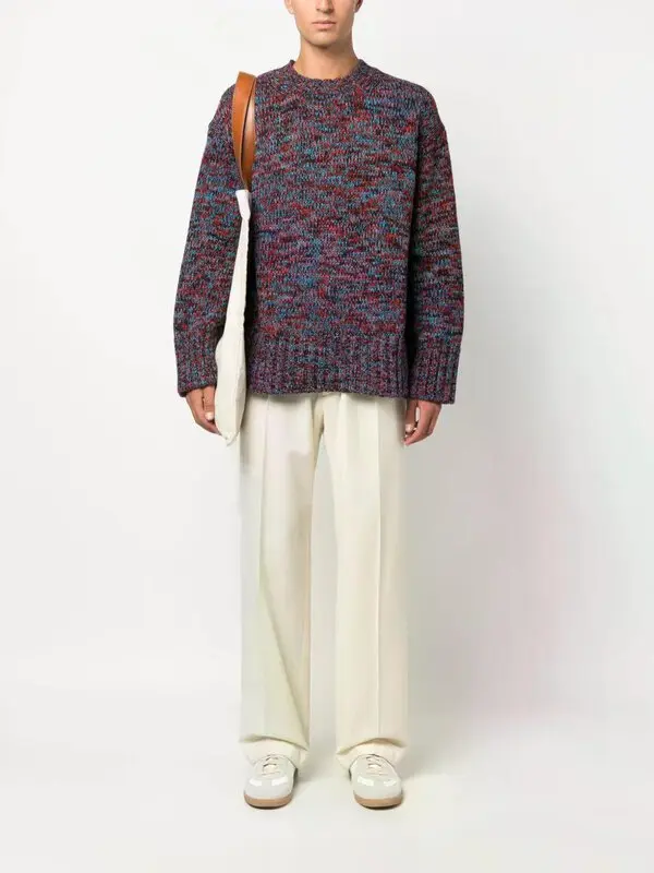 JIL SANDER Crew Neck Wool Jumper