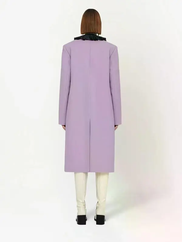 JIL SANDER Ruffle-collar Long-sleeve Blouse