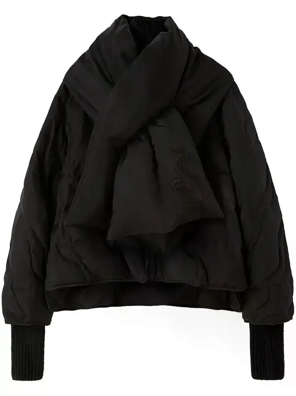 JIL SANDER Logo-embroidered Down Jacket