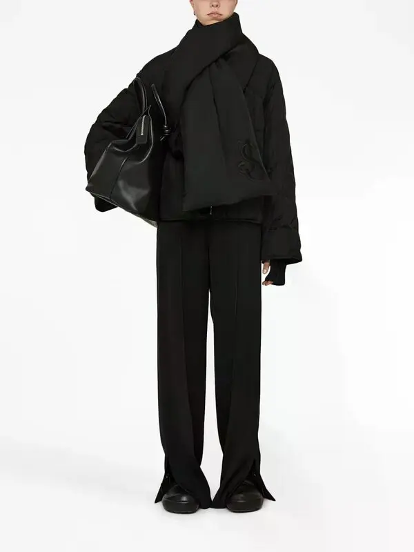 JIL SANDER Logo-embroidered Down Jacket