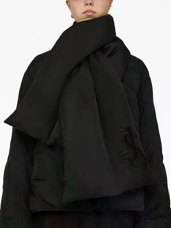 JIL SANDER Logo-embroidered Down Jacket