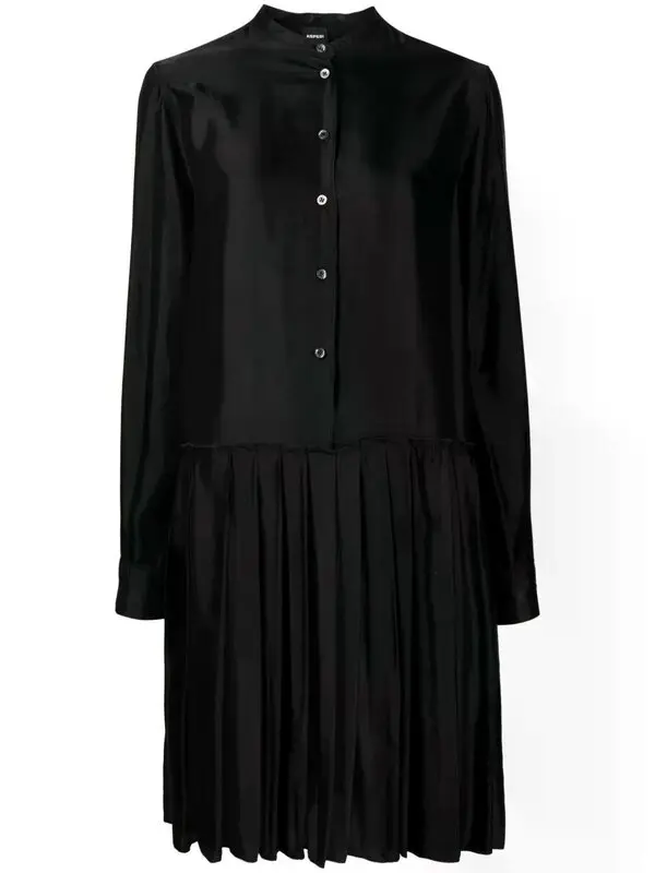 Aspesi Pleated-detail Midi Dress