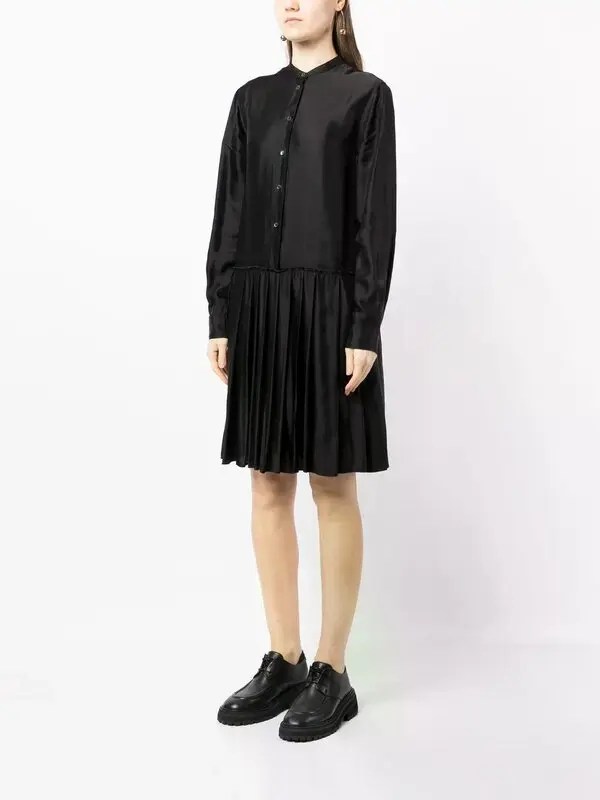 Aspesi Pleated-detail Midi Dress