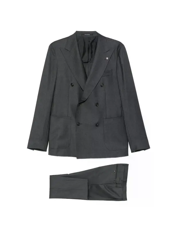 Tagliatore Double-breasted Blazer - Grey