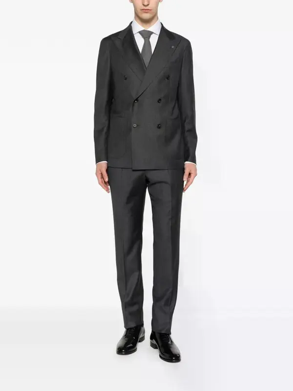 Tagliatore Double-breasted Blazer - Grey