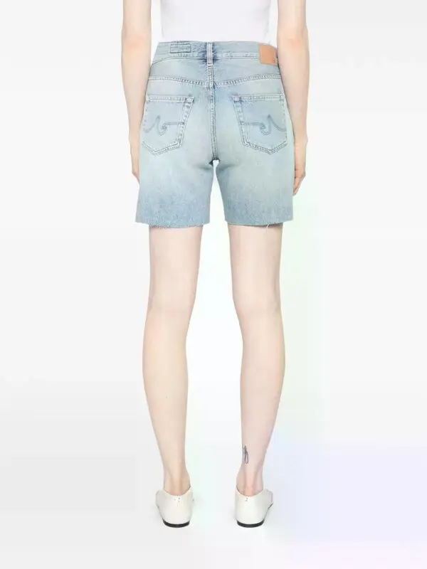 Ag Raw-cut Denim Shorts